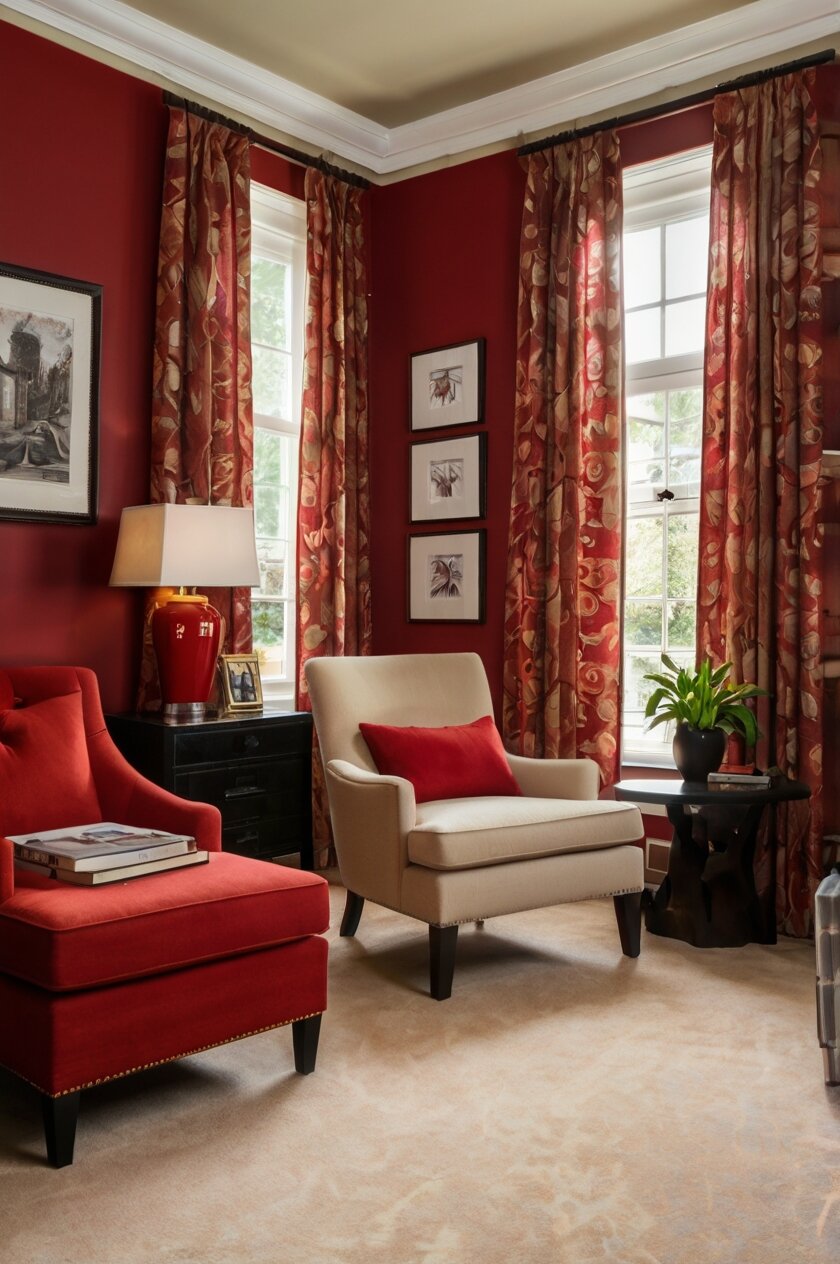 12+ Designer-Approved Carpet Colors for Rooms With Red Walls ...