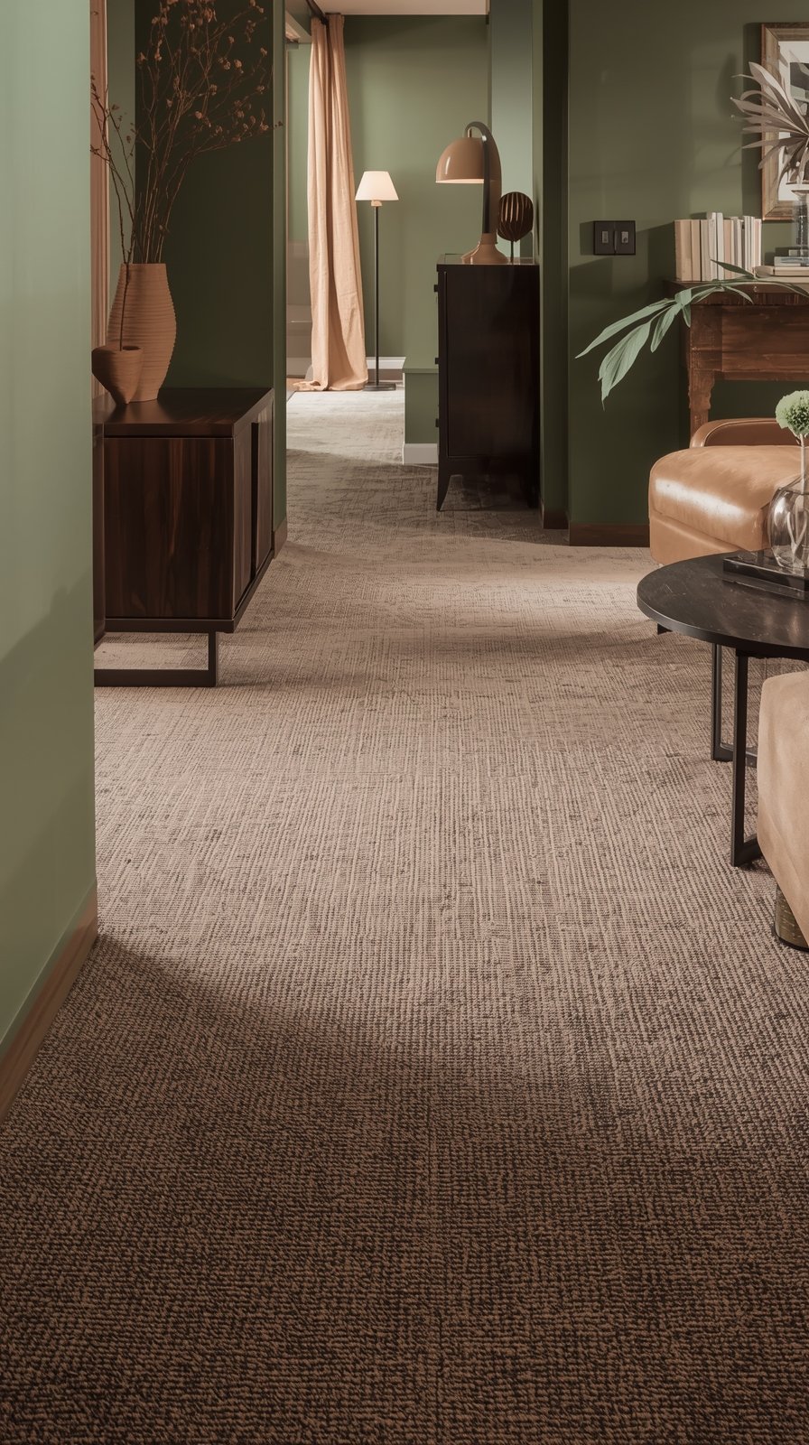 The Perfect Foundation: Carpet Colors That Balance Green Walls ...