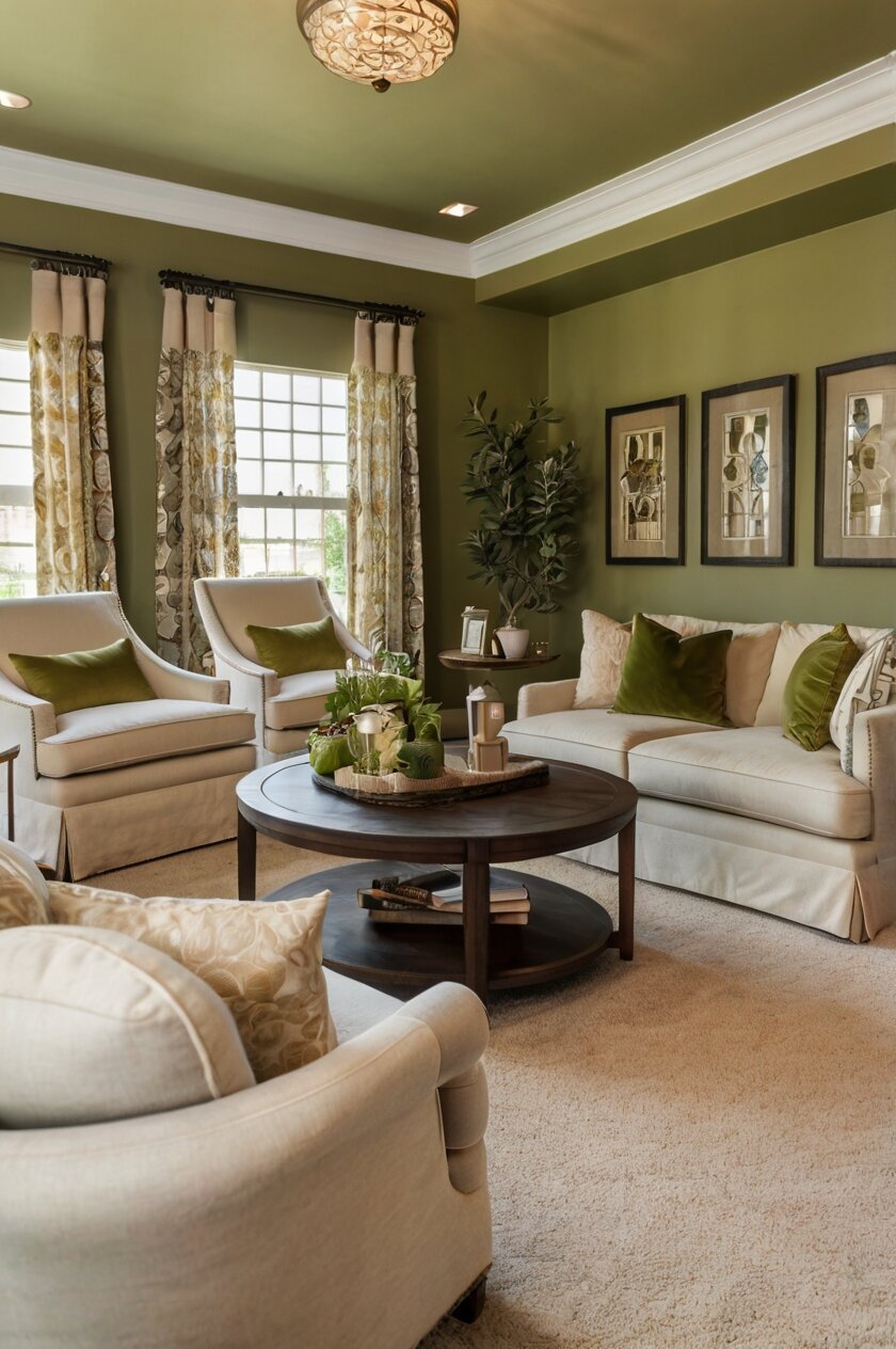 Olive Walls, Endless Possibilities: 7+ Carpet Colors to Upgrade Your ...
