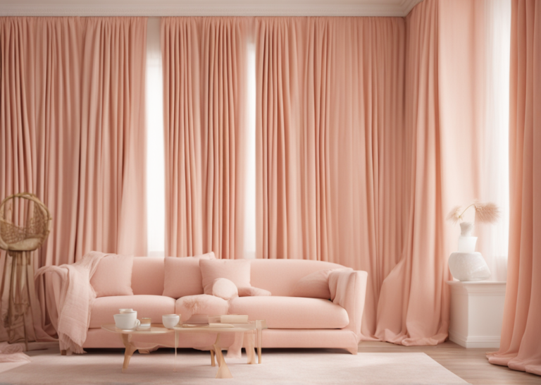 What Color Curtains Goes With Peach Walls? Top Color Combinations ...