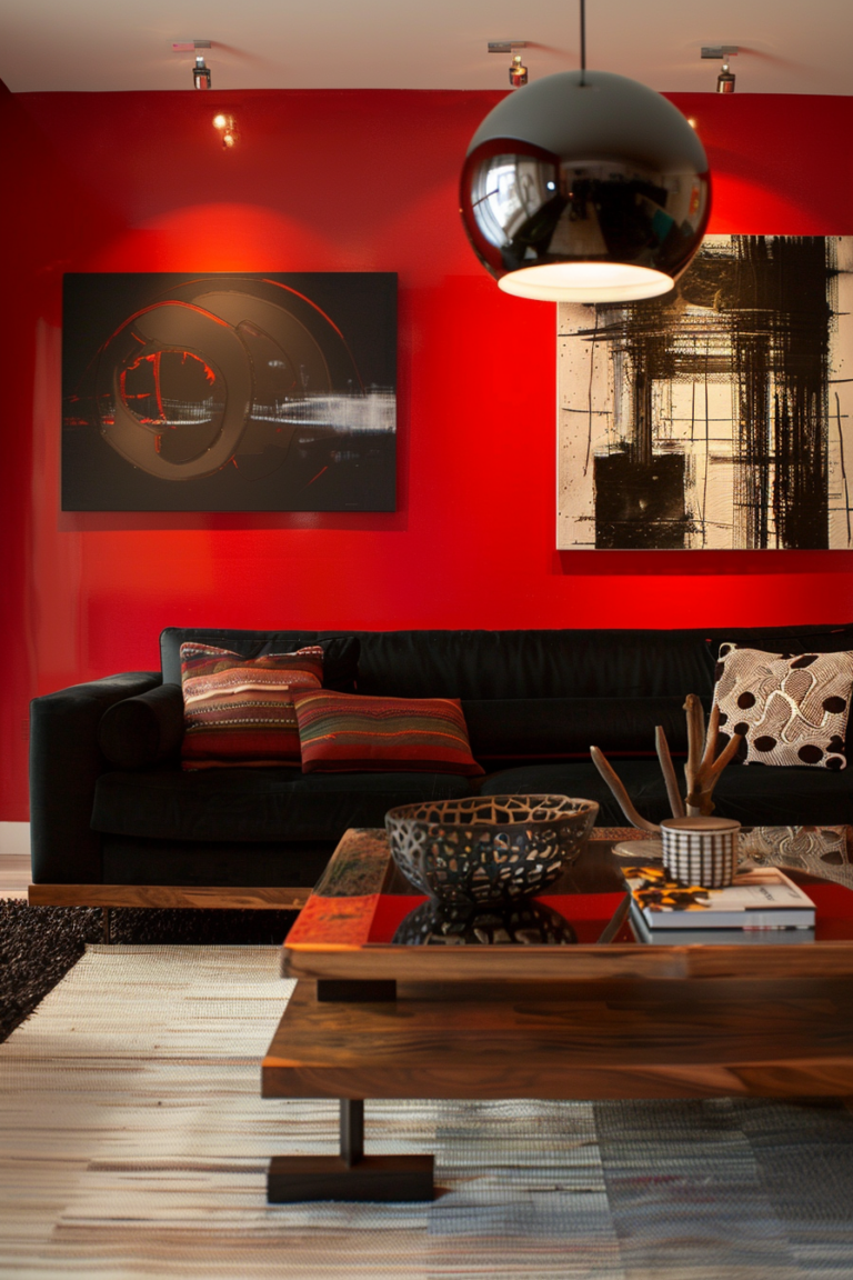 18 Unique Red Wall Decor Ideas To Transform Your Space — DreamyHomeStyle