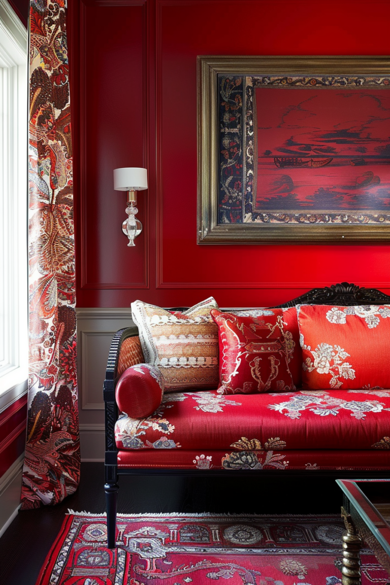 18 Unique Red Wall Decor Ideas To Transform Your Space — DreamyHomeStyle