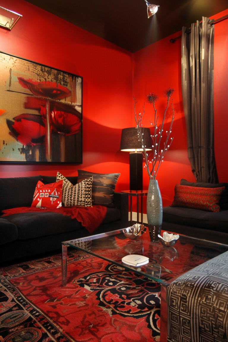 18 Unique Red Wall Decor Ideas To Transform Your Space — DreamyHomeStyle