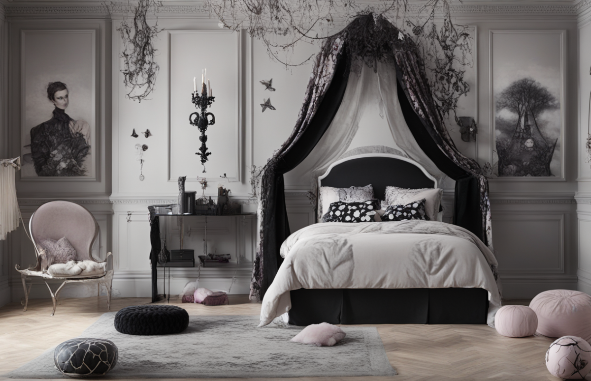 Far Out Whimsy Goth Bedroom Designs That’ll Freak Your Folks ...