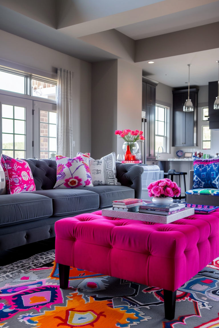 15+ Cozy Pink And Gray Living Room Ideas For A Warm Space — DreamyHomeStyle