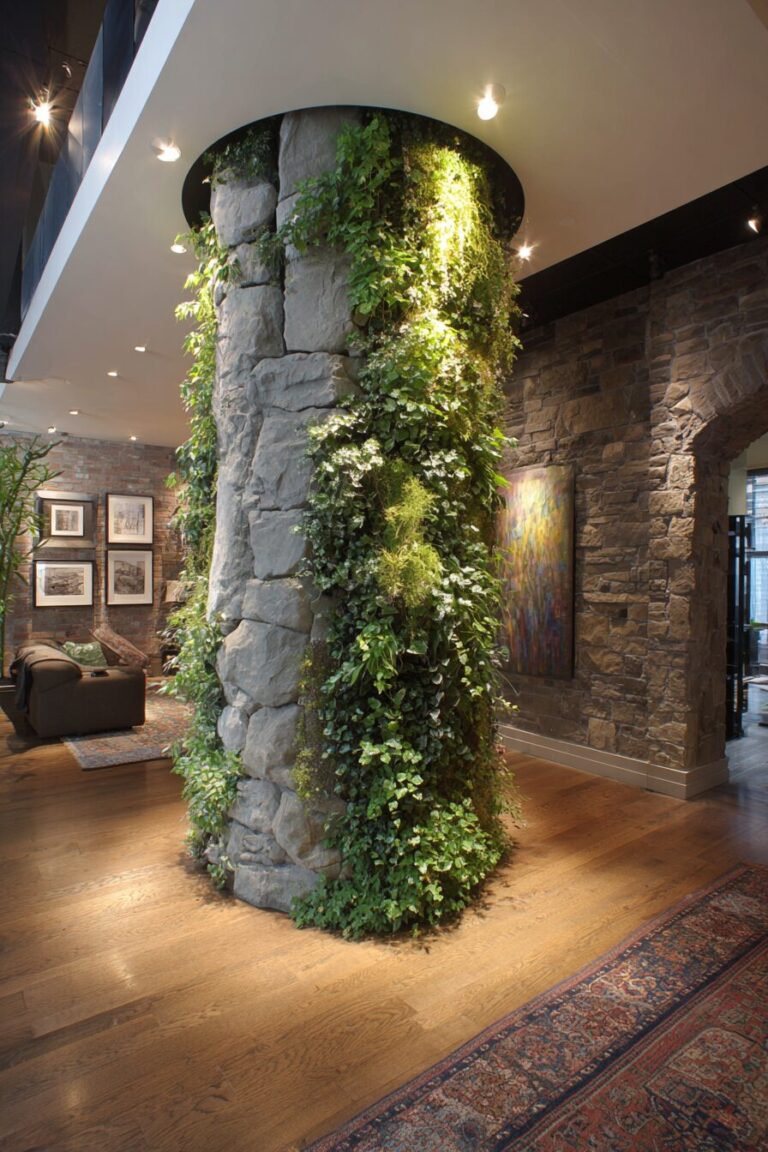 Creative Ideas to Decorate Basement Poles — DreamyHomeStyle