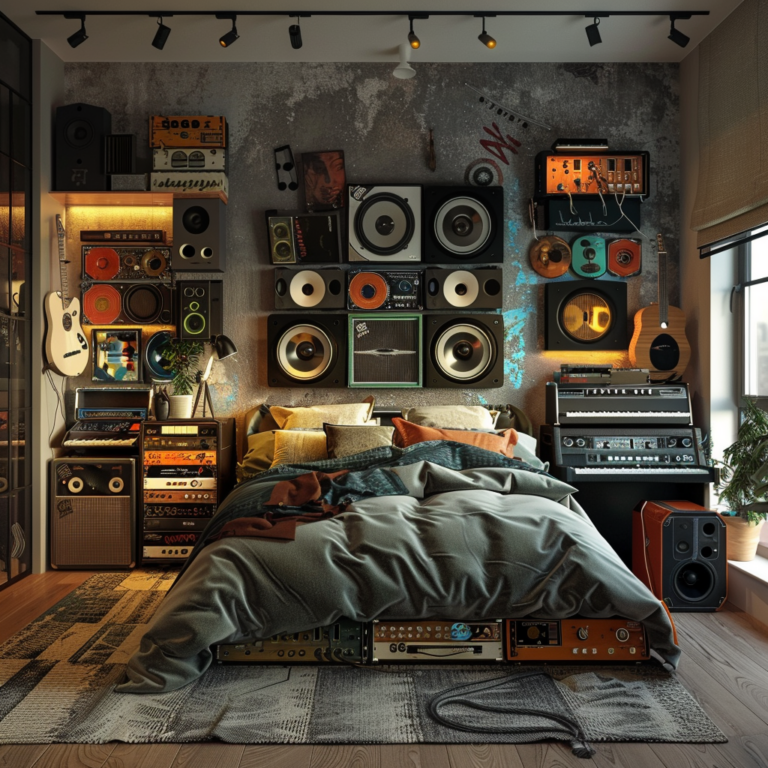 13 Music-Themed Bedroom Ideas for Musical Souls — DreamyHomeStyle