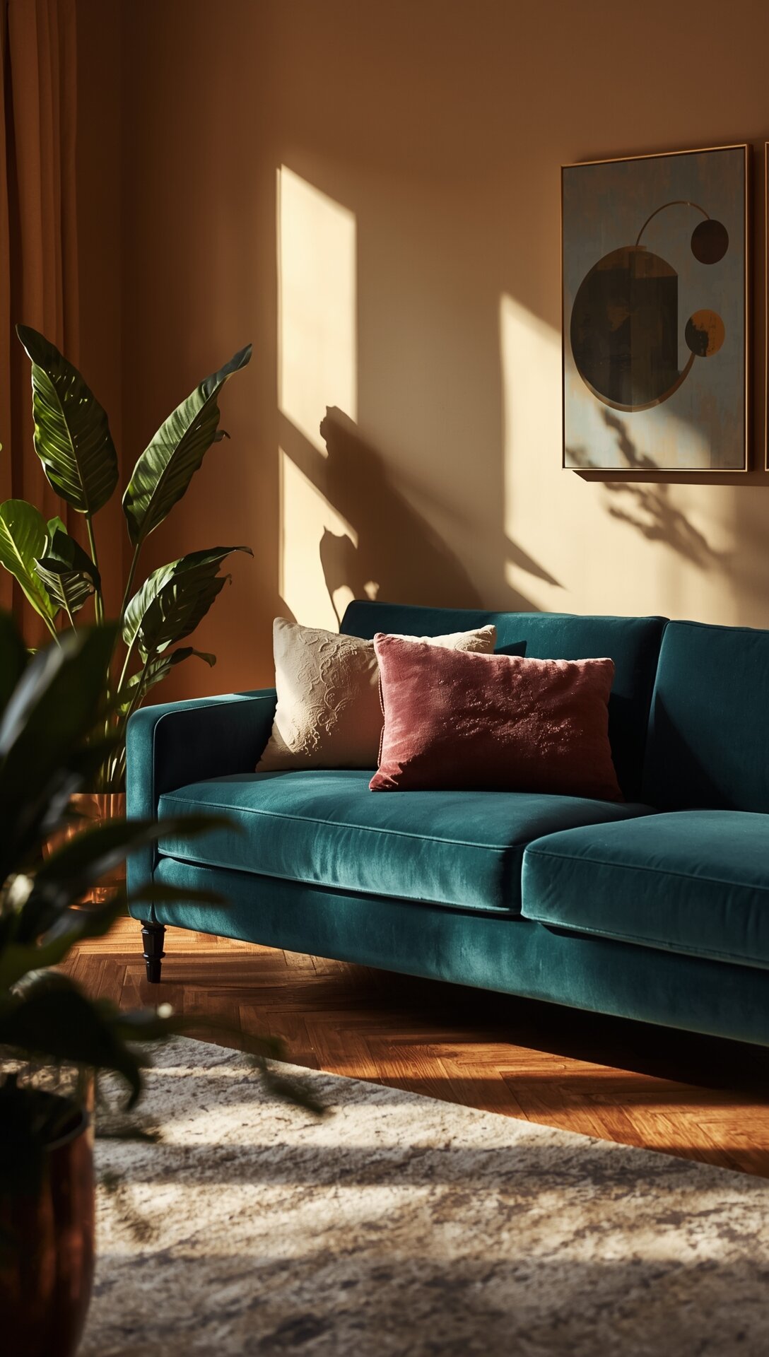 This Teal Decor Trick Is Quietly Becoming A Living Room Favorite ...