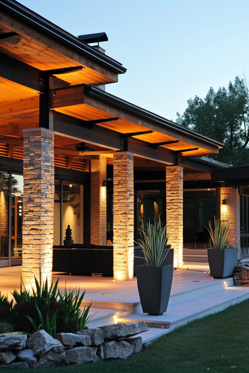 Creative Ways To Design A Modern Rustic Home Exterior — DreamyHomeStyle