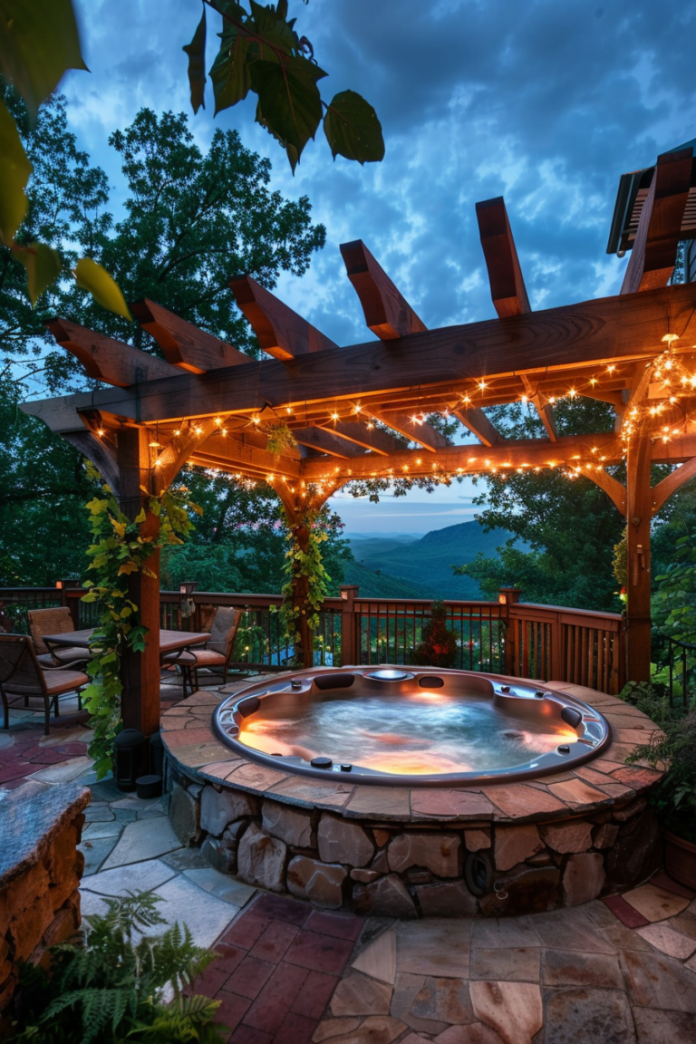 13 Stylish Shelter Solutions For Your Hot Tub — DreamyHomeStyle