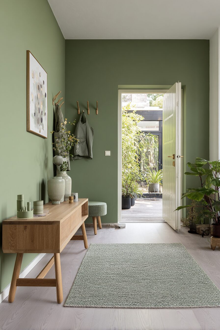 Cozy Sage Green Entryway Ideas for a Warm Welcome — DreamyHomeStyle