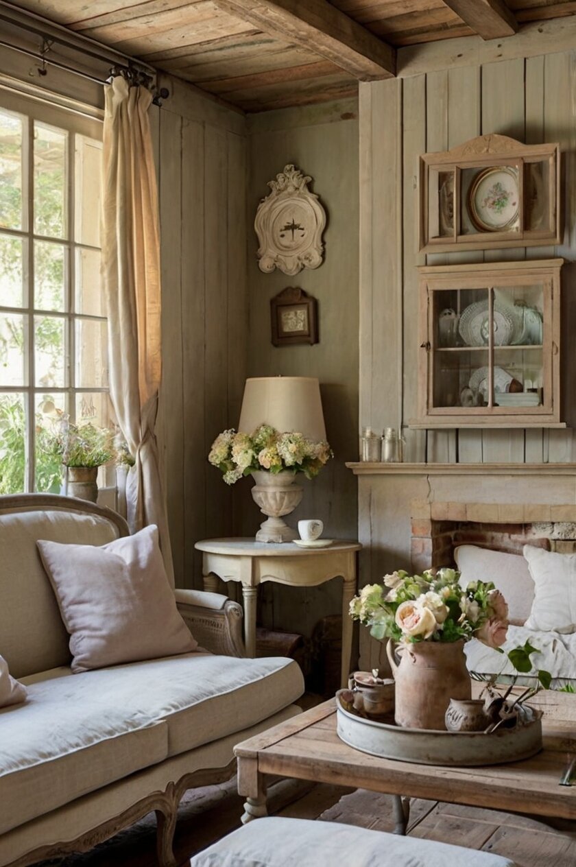 Fall in Love with French Cottage Living Rooms: Charming Ideas to ...