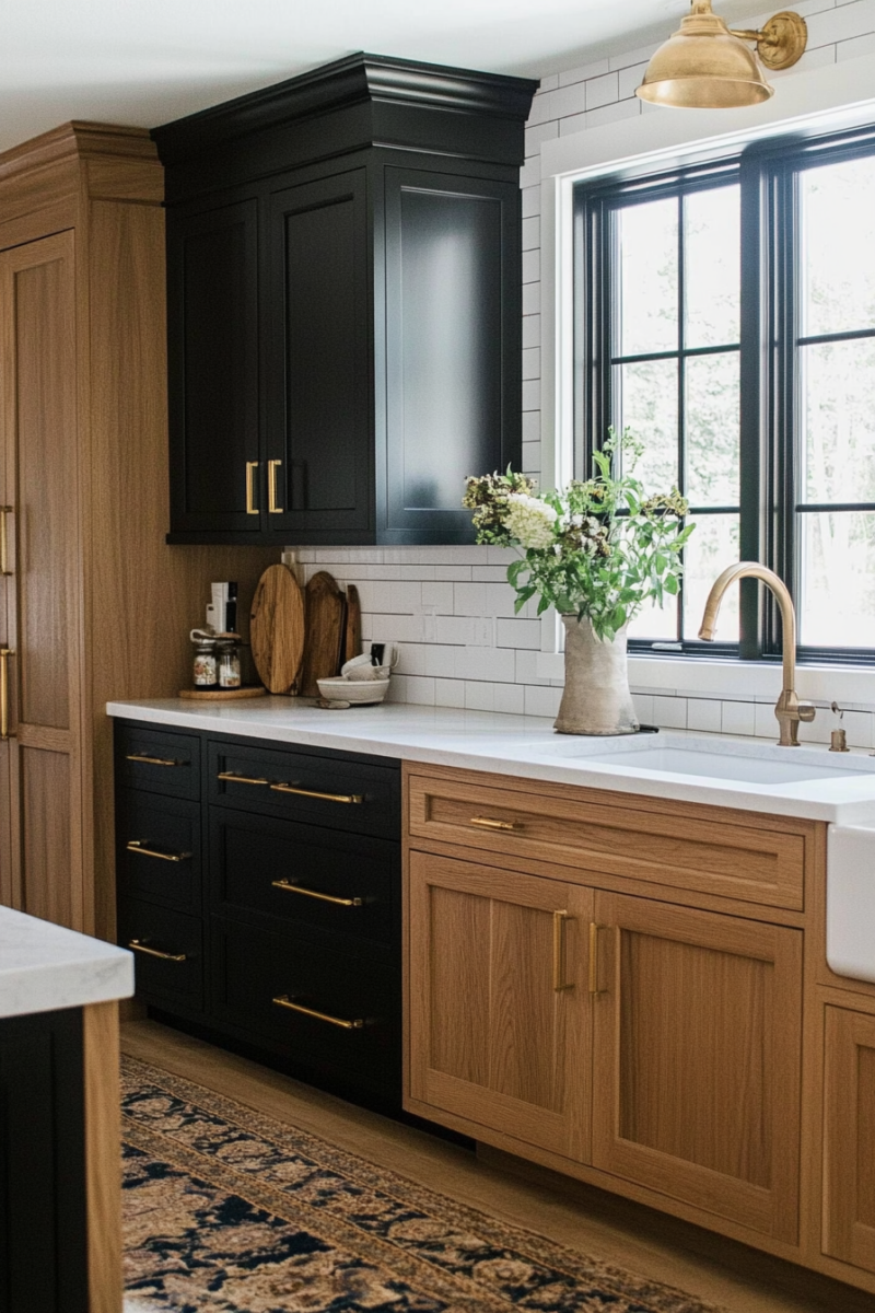13 Black And Wood Kitchen Designs To Inspire — DreamyHomeStyle