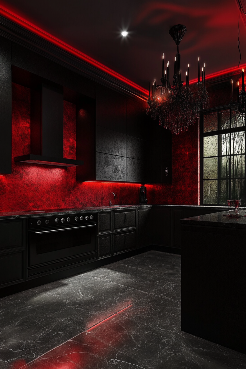 13 Goth Kitchen Designs To Inspire Your Dark Aesthetic — DreamyHomeStyle