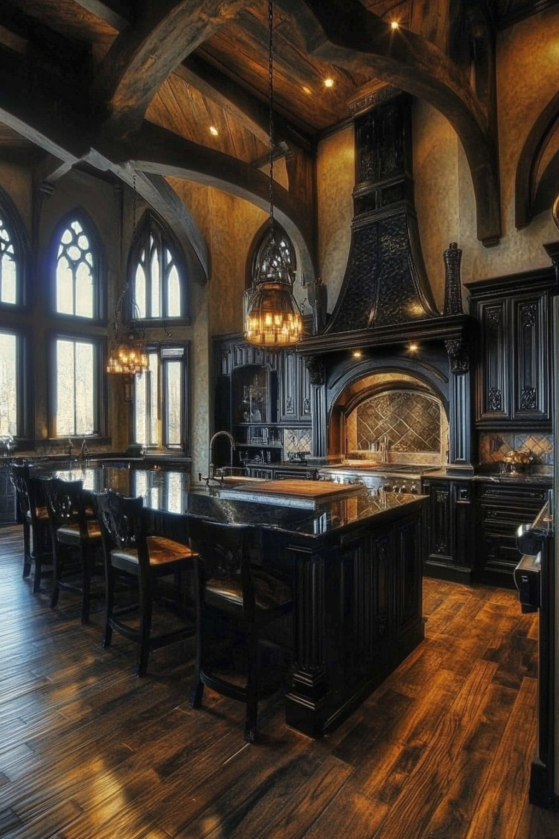 13 Goth Kitchen Designs To Inspire Your Dark Aesthetic — DreamyHomeStyle