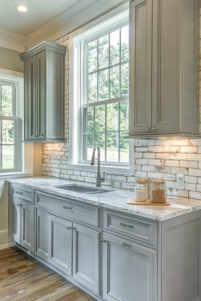 13 Stunning Gray And White Kitchen Designs — DreamyHomeStyle