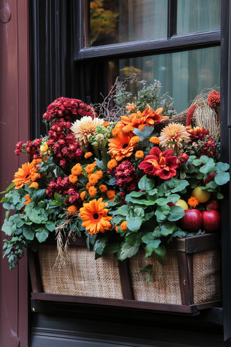 Create Magical Fall Window Boxes Today : 13 Ideas — DreamyHomeStyle
