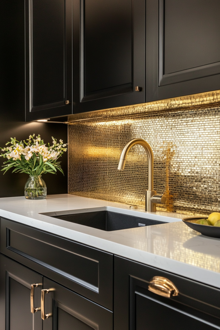 13 Luxurious Black and Gold Kitchen Designs — DreamyHomeStyle