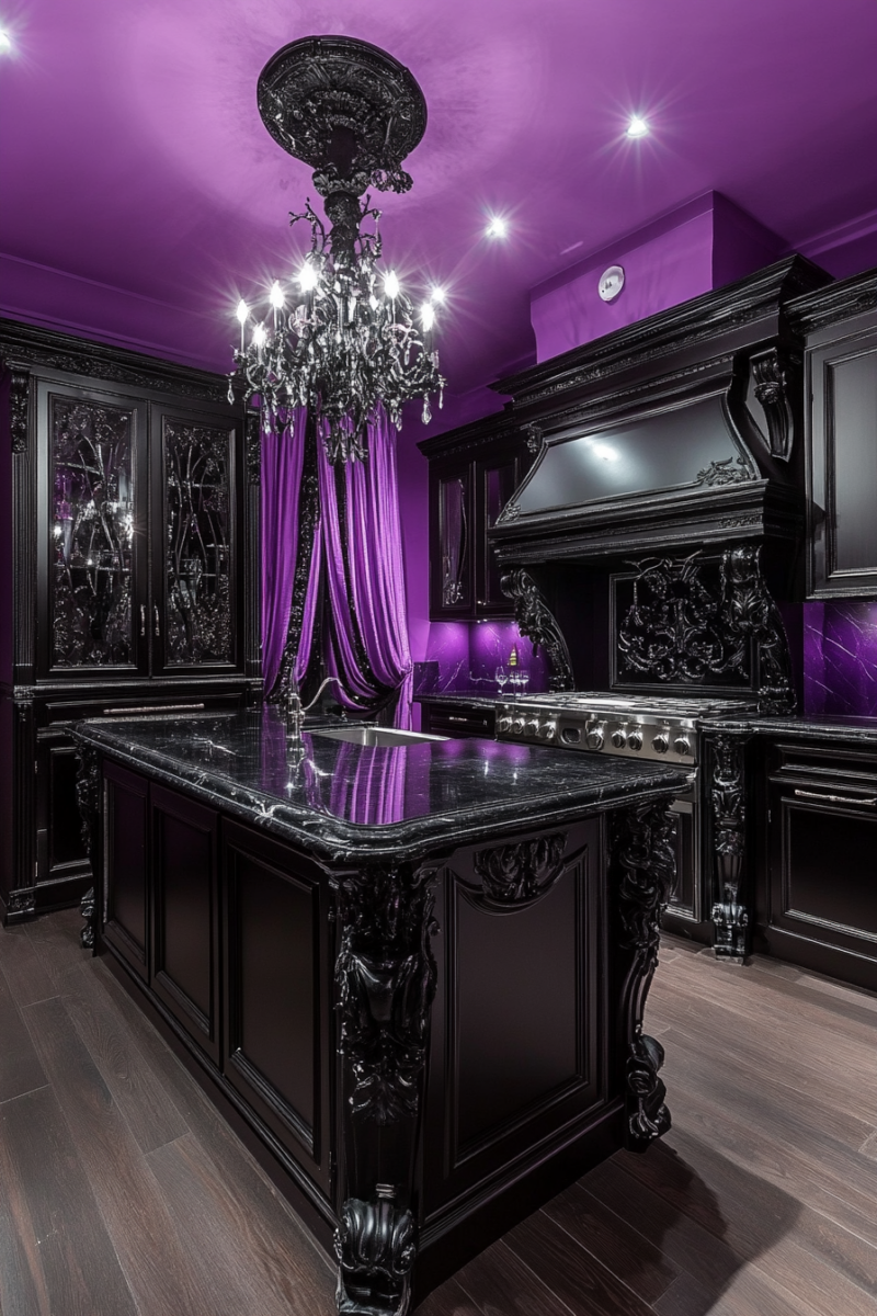 13 Goth Kitchen Designs To Inspire Your Dark Aesthetic — DreamyHomeStyle