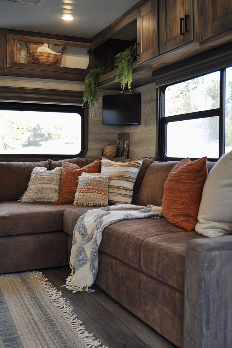 13 RV Living Room Designs For Ultimate Comfort — DreamyHomeStyle