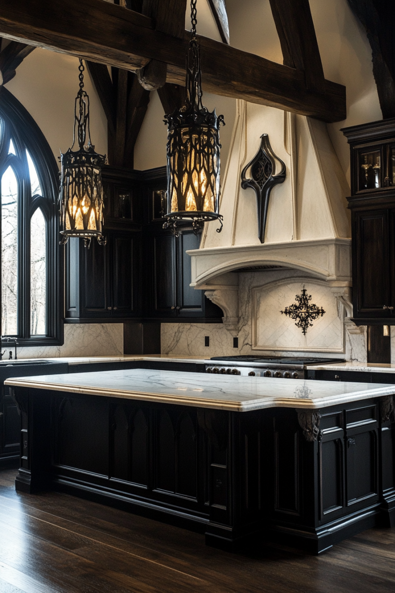 13 Goth Kitchen Designs To Inspire Your Dark Aesthetic — DreamyHomeStyle