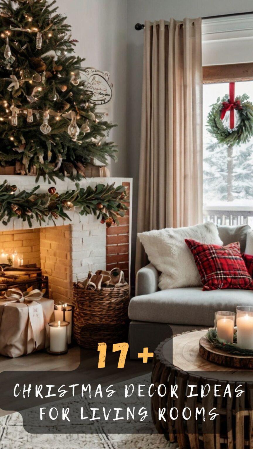 8+ Festive Christmas Decor Ideas for Your Living Room — DreamyHomeStyle