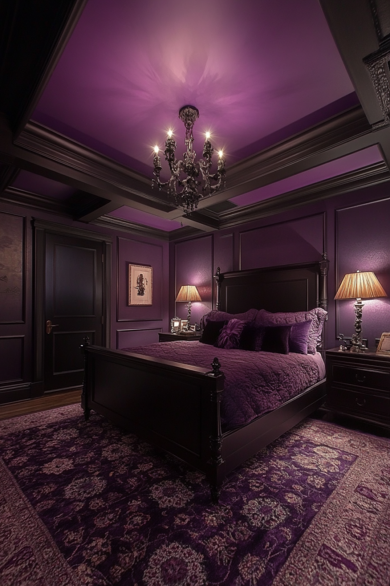 13 Dark Purple Bedroom Designs To Enhance Your Space — DreamyHomeStyle