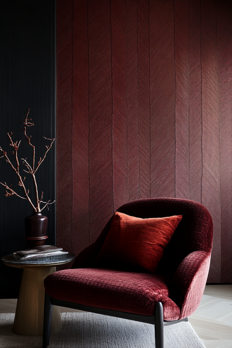 13 Stunning Burgundy Wallpaper Designs For Your Home — DreamyHomeStyle