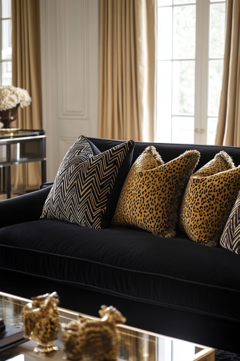 13+ Black And Gold Living Room Ideas To Dazzle — DreamyHomeStyle
