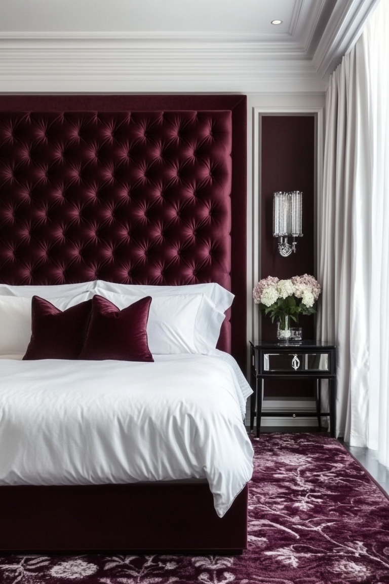 13 Must-See Maroon Bedroom Designs To Elevate Your Home — DreamyHomeStyle