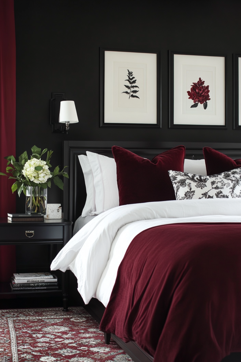 13 Must-See Maroon Bedroom Designs To Elevate Your Home — DreamyHomeStyle
