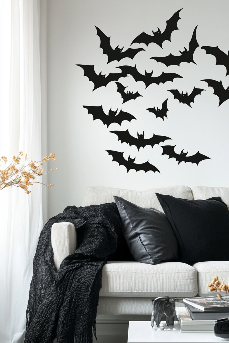 9+ Spooky Halloween Bat Ideas for Your Walls — DreamyHomeStyle