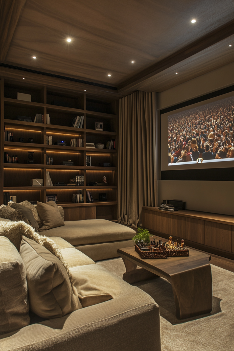 This Cozy Theatre Setup Is What Everyone Wants — DreamyHomeStyle