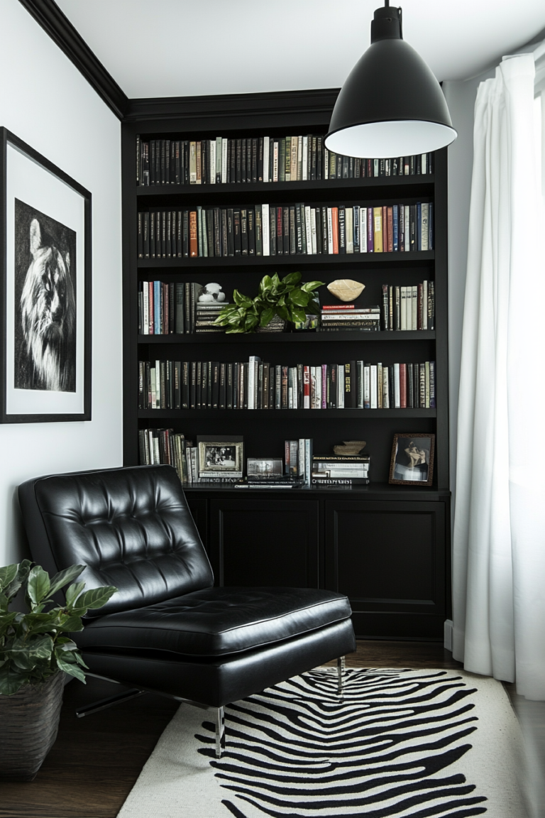 13 Moody Home Library Designs To Inspire You — DreamyHomeStyle