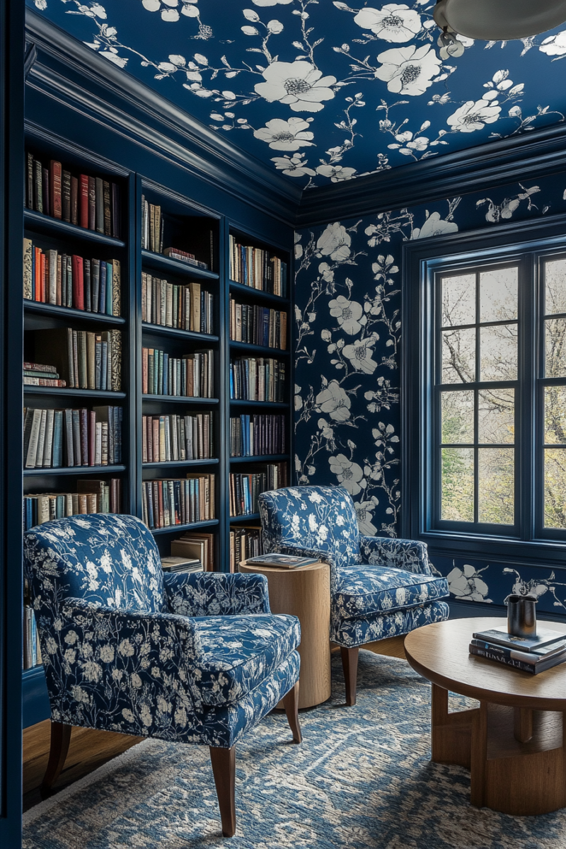 13 Moody Home Library Designs To Inspire You — DreamyHomeStyle