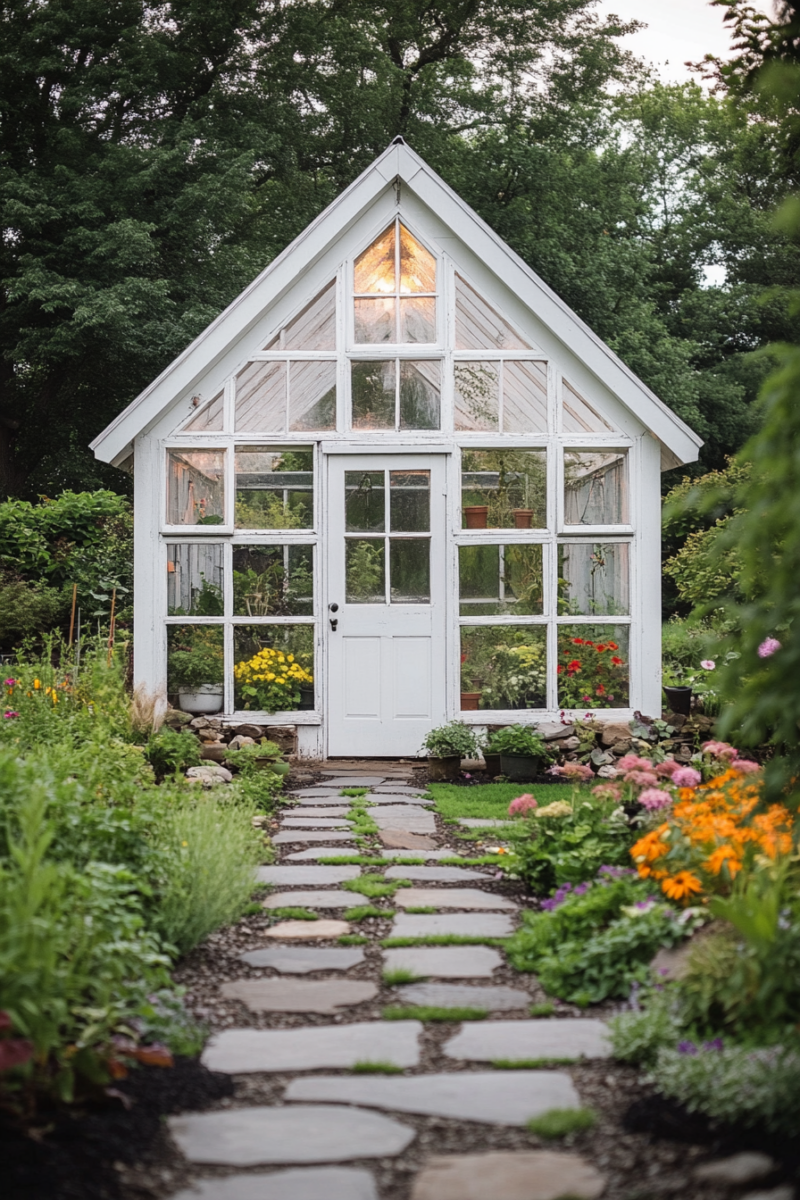 Backyard Lovers Are Obsessed With This Greenhouse Shed Combo ...
