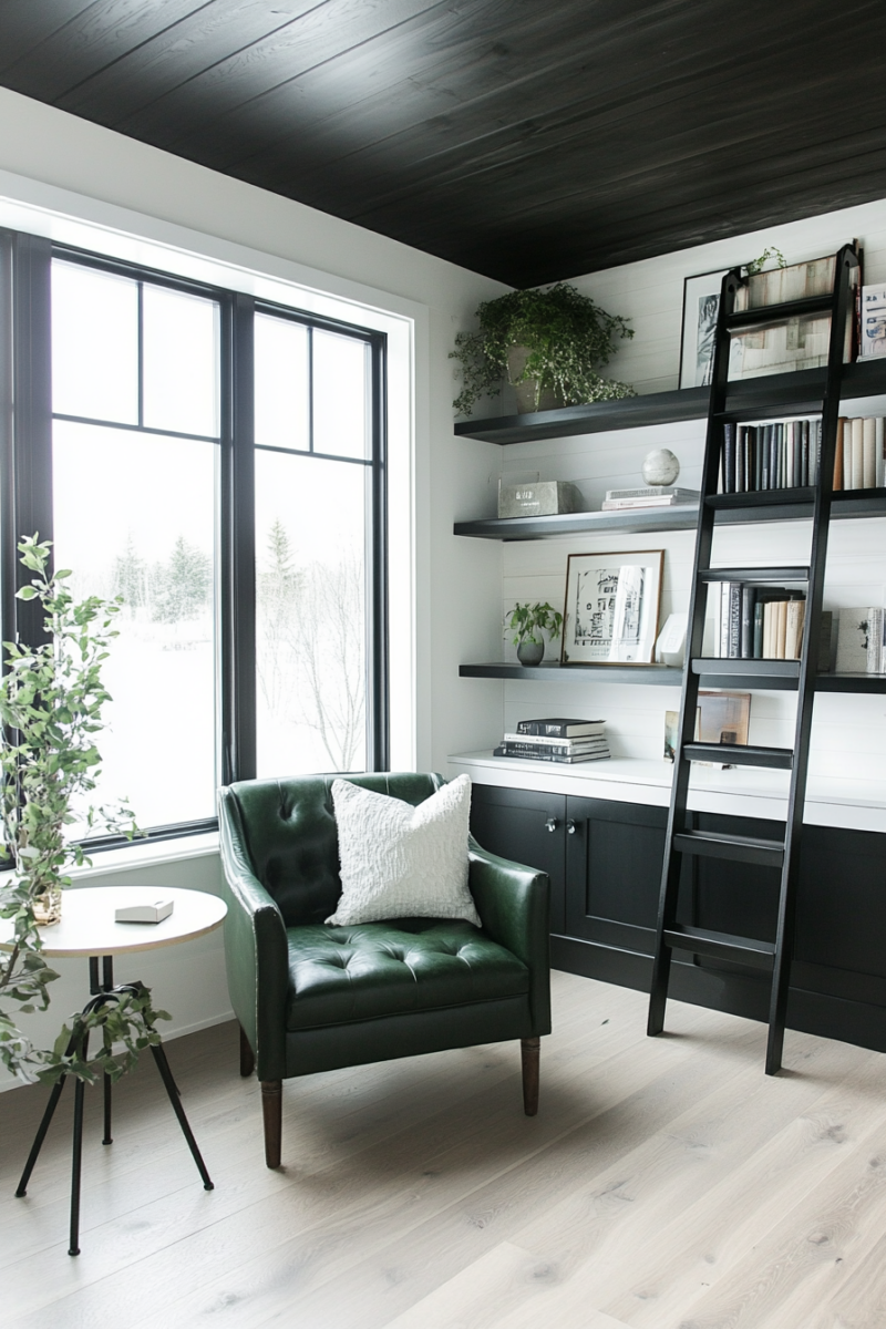 13 Moody Home Library Designs To Inspire You — DreamyHomeStyle