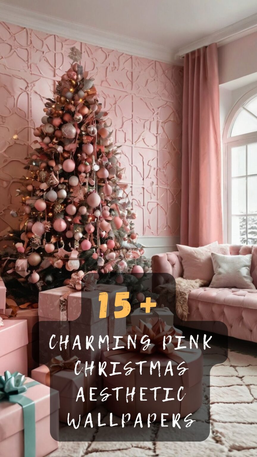 These Pink Christmas Wallpapers Will Make Your Home Feel Extra Festive ...