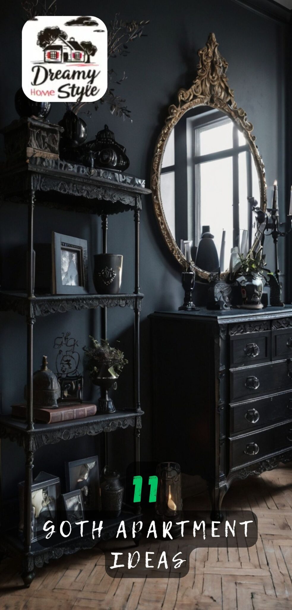 These Dark Goth Apartments Feel Impossible To Ignore – DreamyHomeStyle
