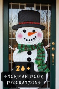 These DIY Snowman Door Decorations Are Too Cute To Skip! — DreamyHomeStyle