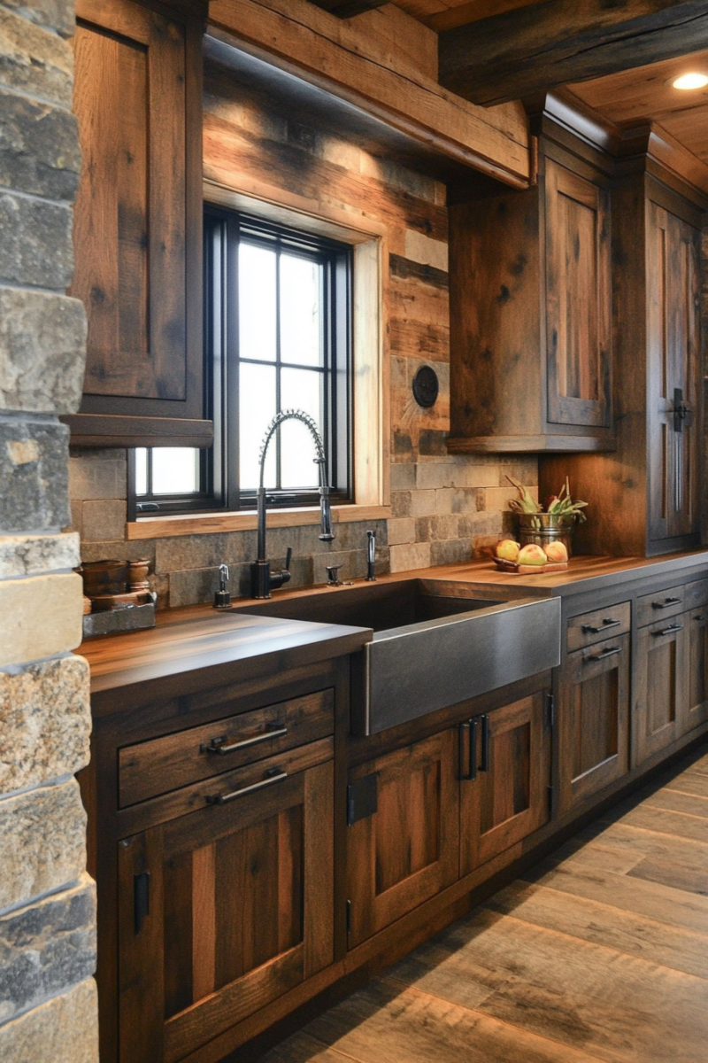Anyone Skipping Walnut Cabinets Is Missing This Cozy Luxury Look ...
