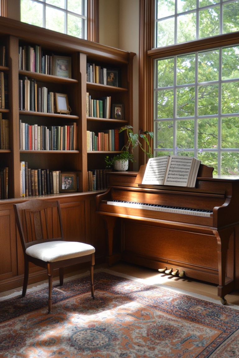Cozy Upright Piano Decor Ideas For Warm Vibes — DreamyHomeStyle