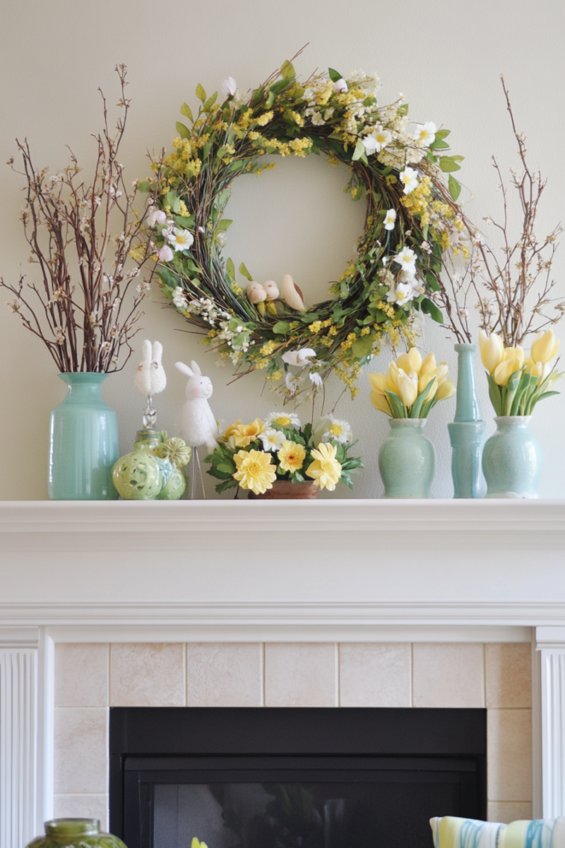 Why These Beautiful Spring Mantel Decorating Ideas Will Make Your Home ...