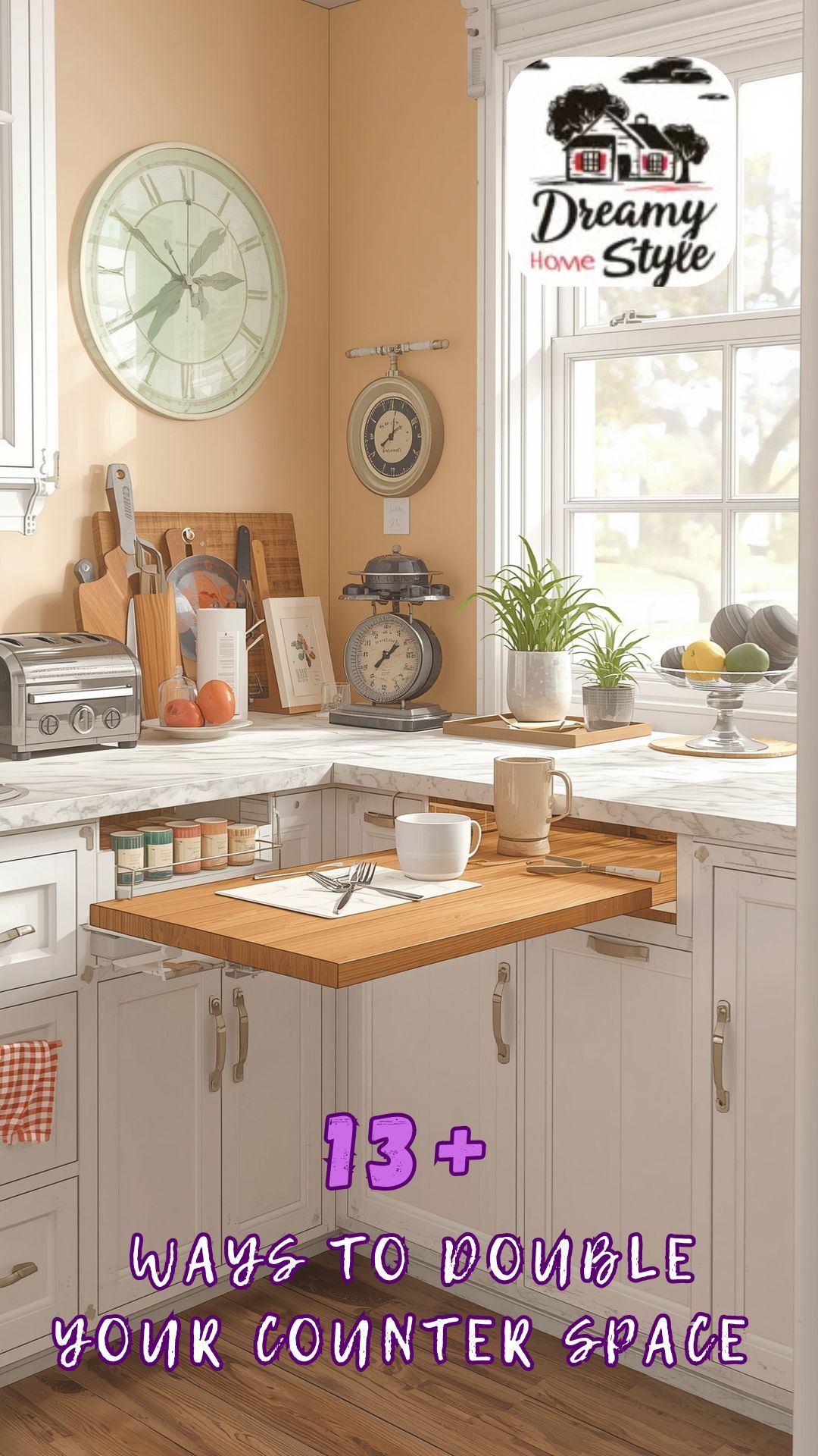 13 Smart Ways to Double Your Counter Space — DreamyHomeStyle