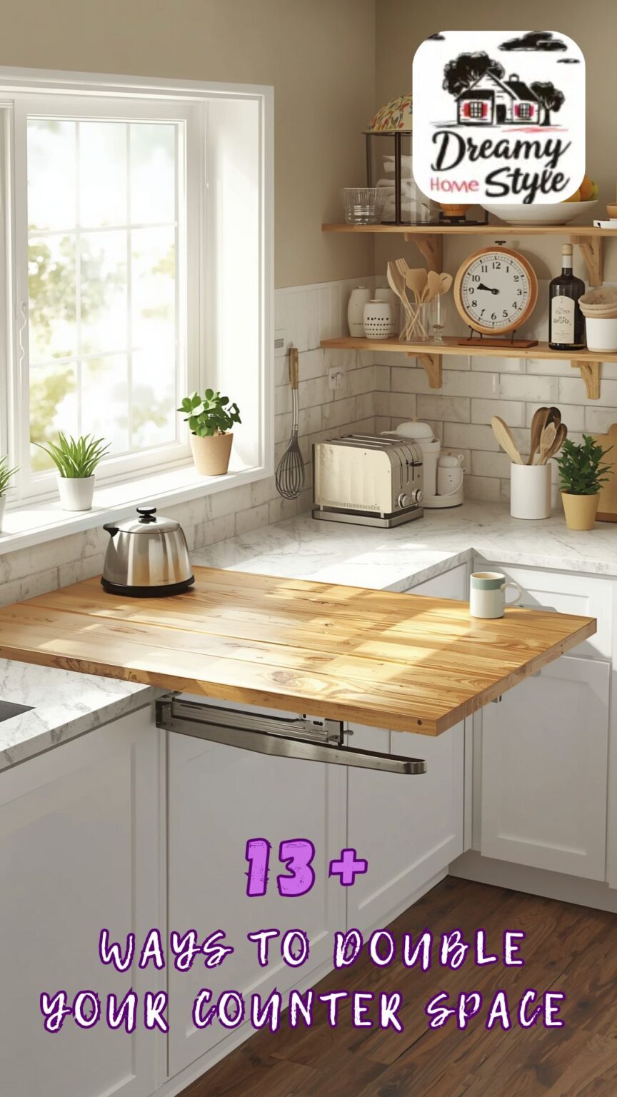 13 Smart Ways to Double Your Counter Space — DreamyHomeStyle