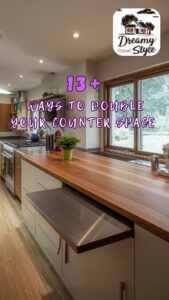 13 Smart Ways to Double Your Counter Space — DreamyHomeStyle