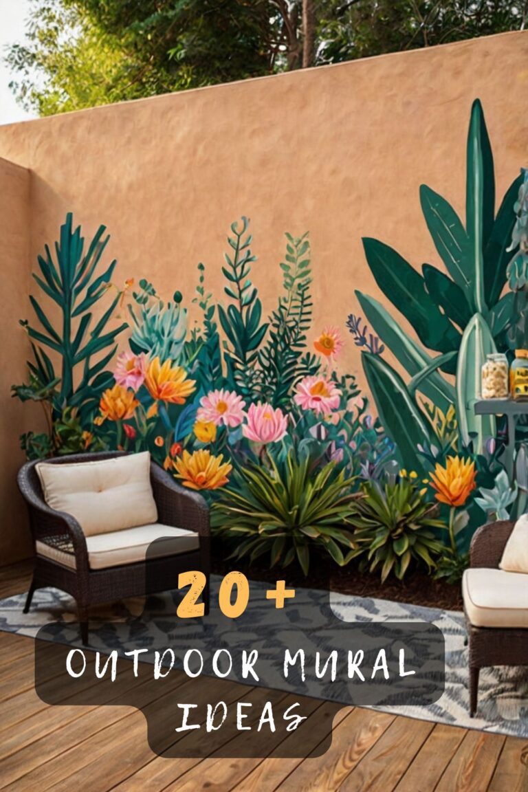 8+ Outdoor Mural Ideas That Will Make Your Backyard Stand Out ...