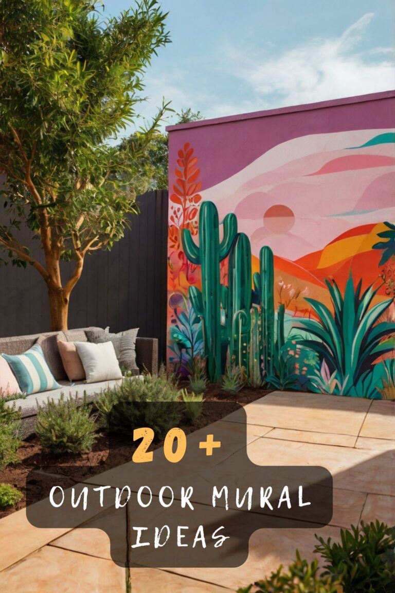 8+ Outdoor Mural Ideas That Will Make Your Backyard Stand Out ...