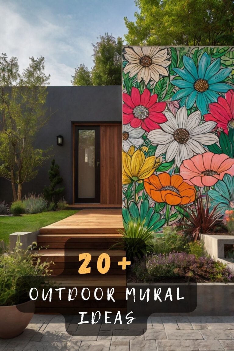 8+ Outdoor Mural Ideas That Will Make Your Backyard Stand Out ...