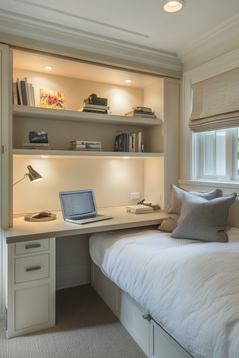 10+ Elegant Murphy Bed Desk Ideas For Your Home — DreamyHomeStyle